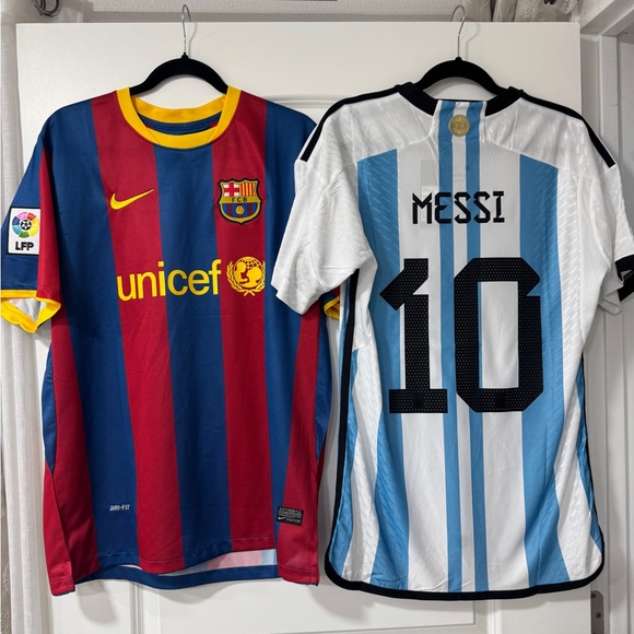 Nike | Shirts | Messi Jersey Bundle | Poshmark